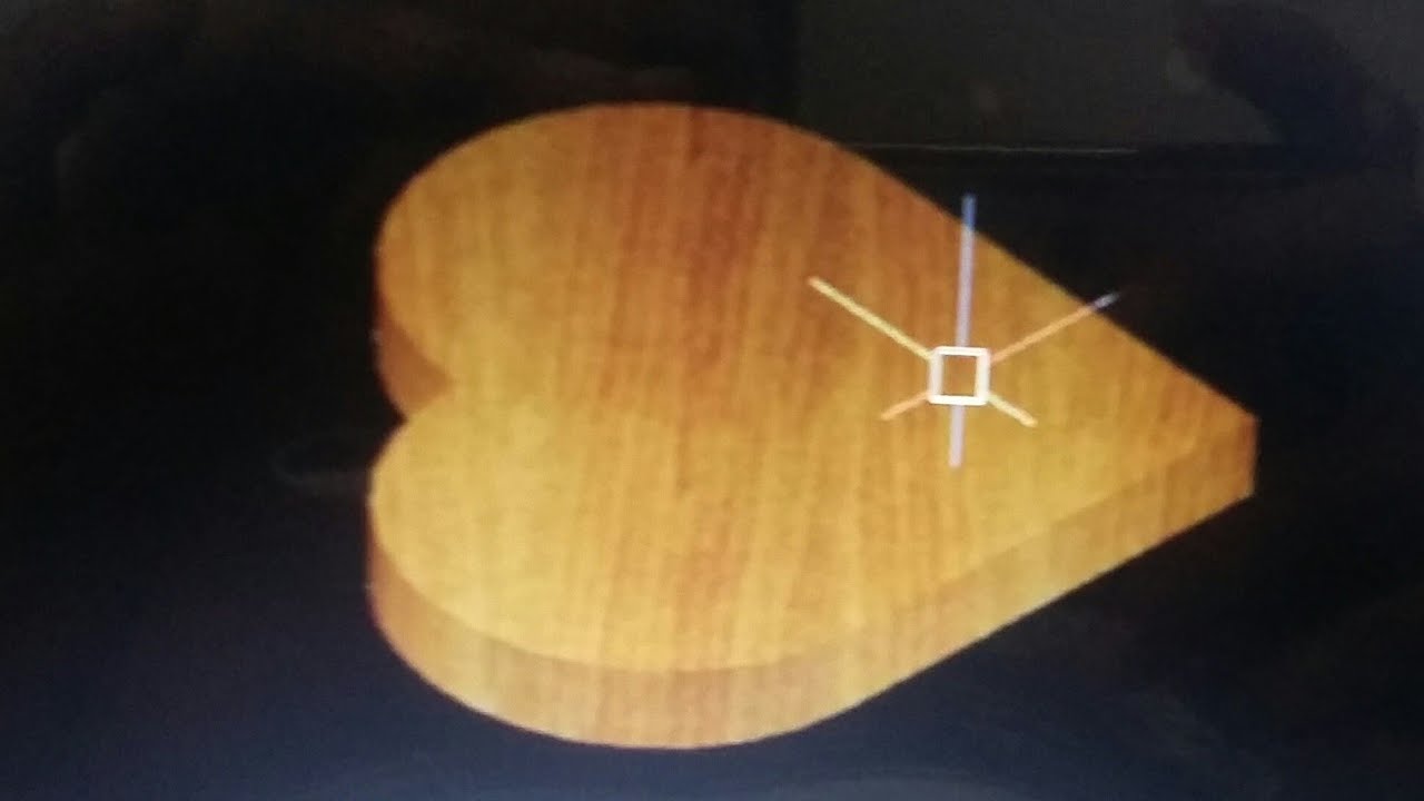 how to draw love heart in autocad - YouTube