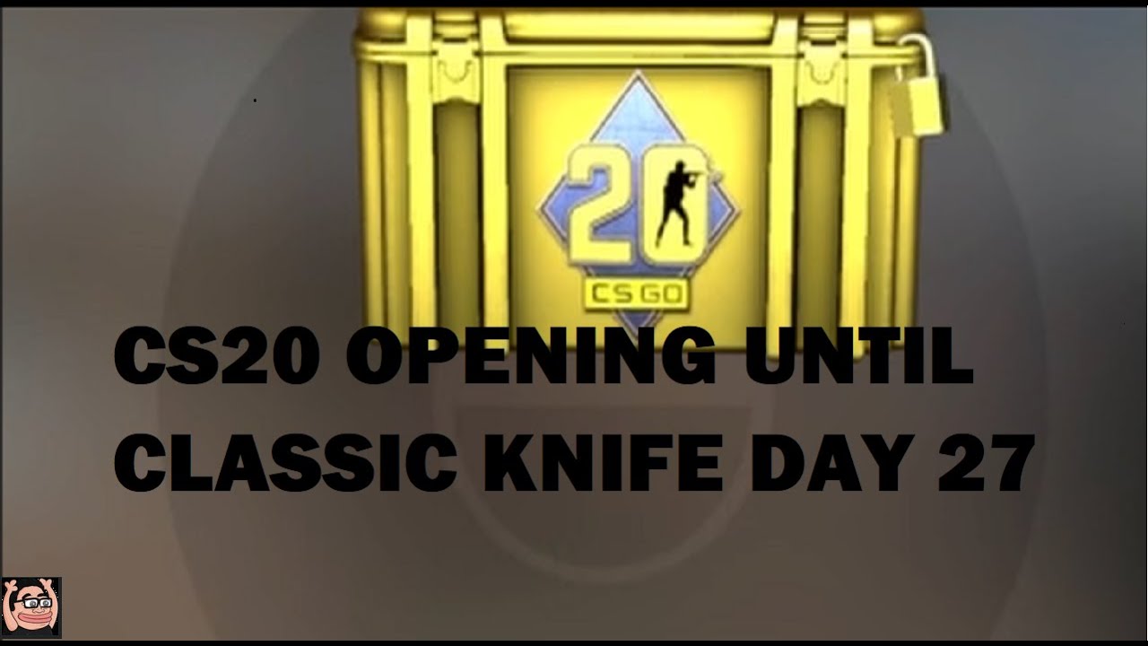 OPENING CS20 CASE UNTIL KNIFE DAY 27 #csgo - YouTube