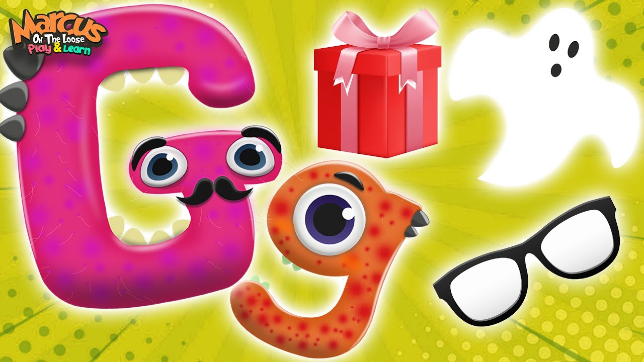 Monster Alphabet Letter G Sounds | Educational Video for Kids | ABC ...