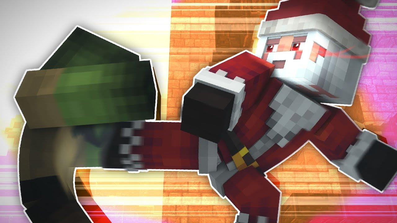 BADASS SANTA (Minecraft Fight Animation) - Levaslier Animated Series ...