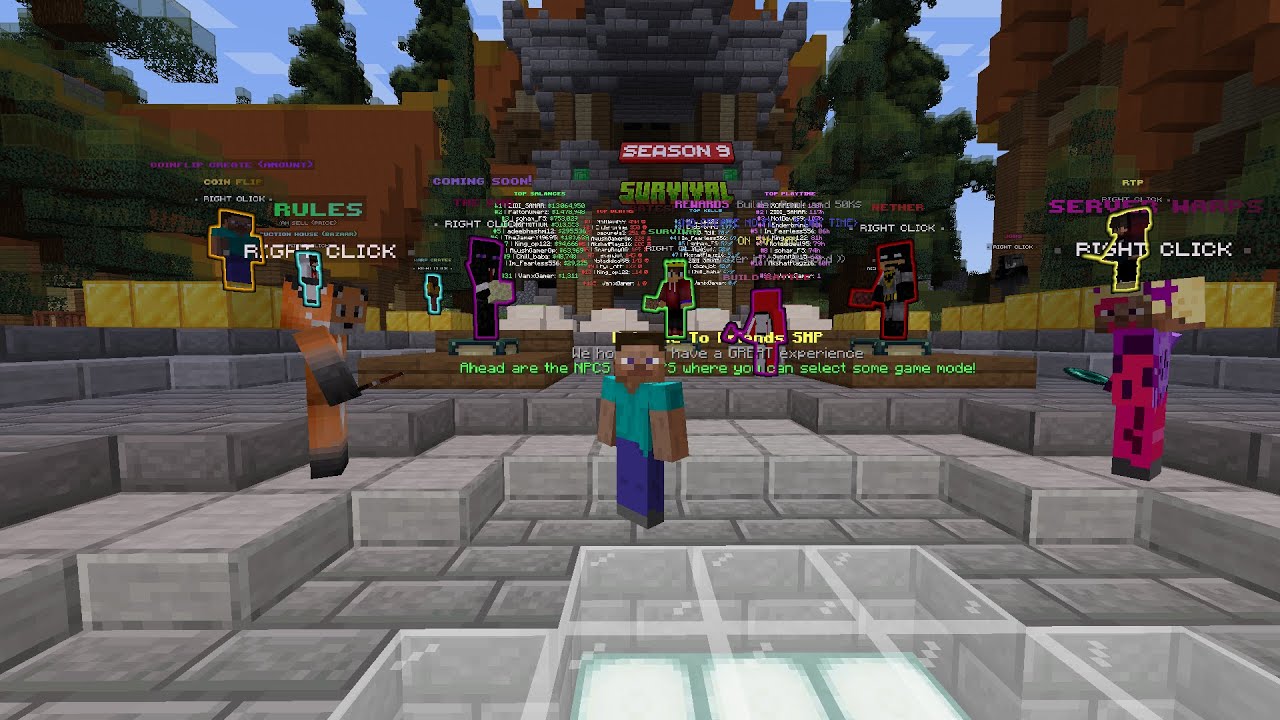 minecraft friend smp live join now public smp 24/7 - YouTube