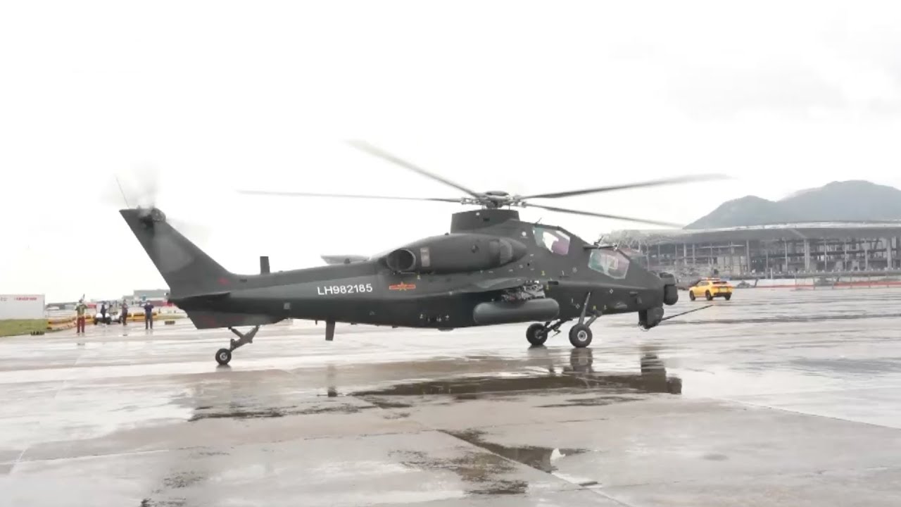 PLA's Z-20 helicopter arrives in Zhuhai for Airshow China 2022 - YouTube
