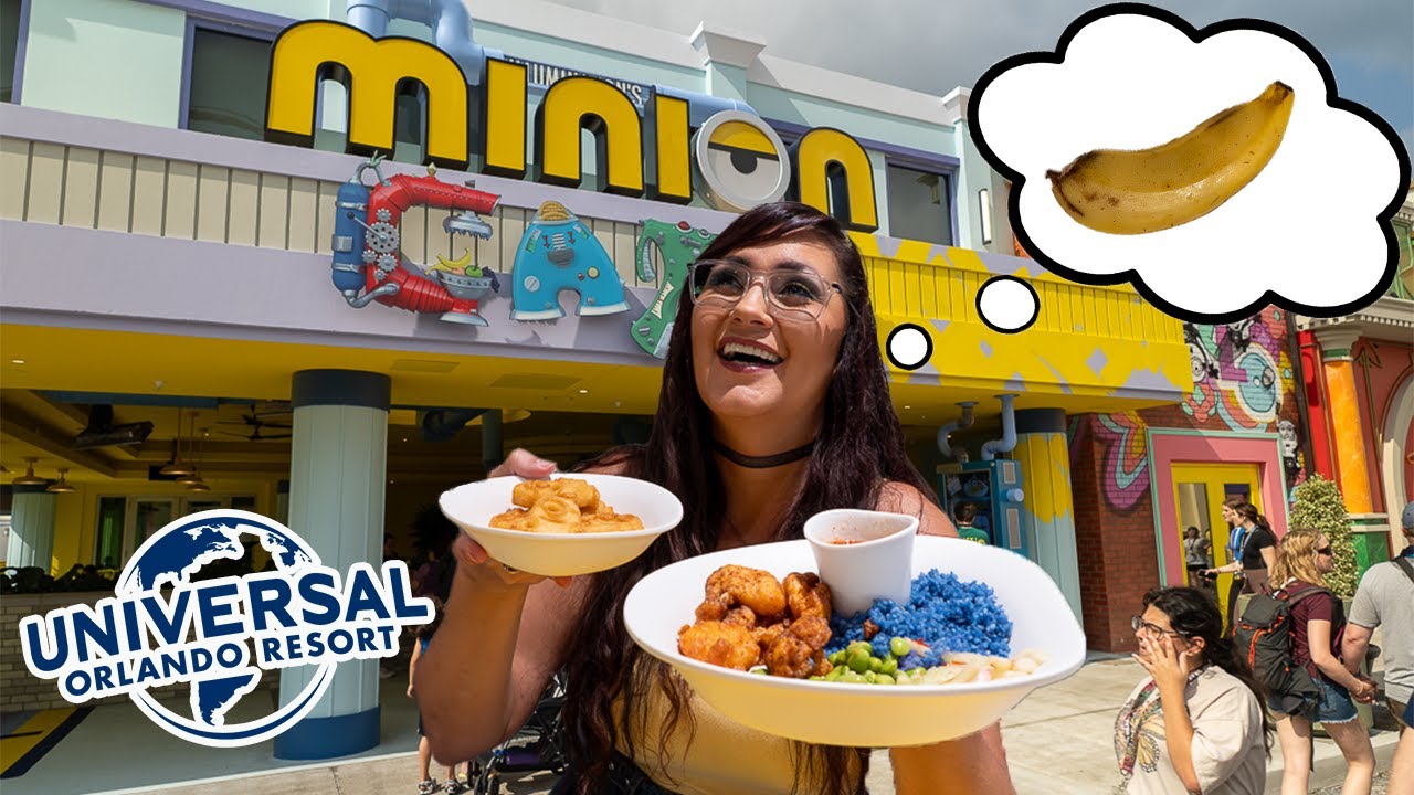 The truth about Minions Cafe 🍌 Universal Studios Orlando food review ...