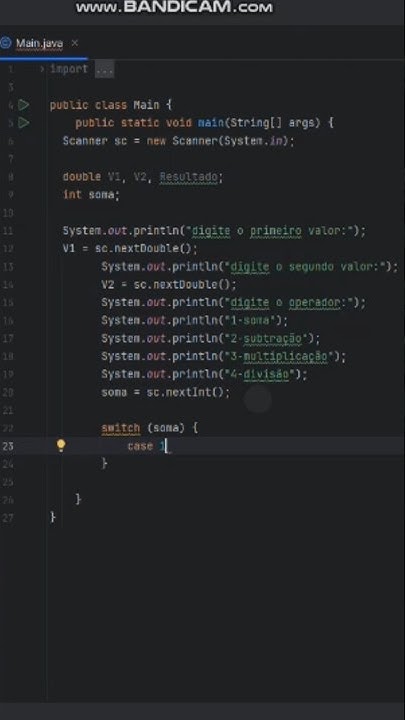 programando uma calculadora em Java - YouTube