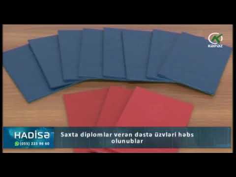 Gəncə Dövlət Universitetinin saxta diplomlar verən əməkdaşları həbs olunublar