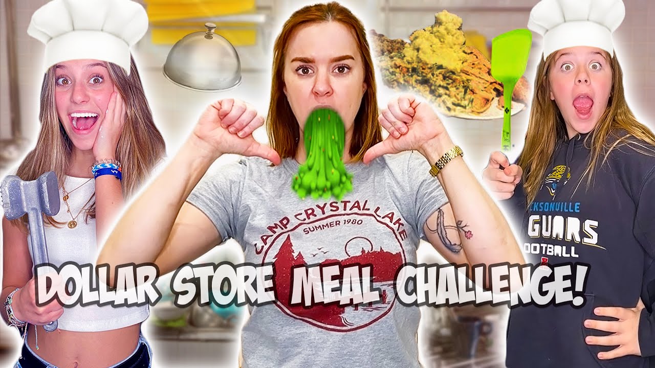 ONE DOLLAR INGREDIENT CHRISTMAS MEAL COOKING CHALLENGE!! - YouTube