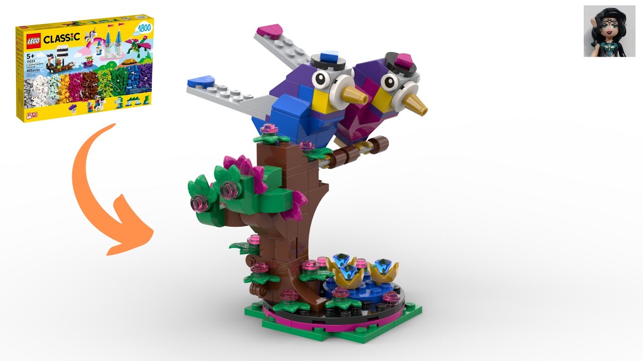 BIRDS Lego classic 11033 ideas How to build - YouTube