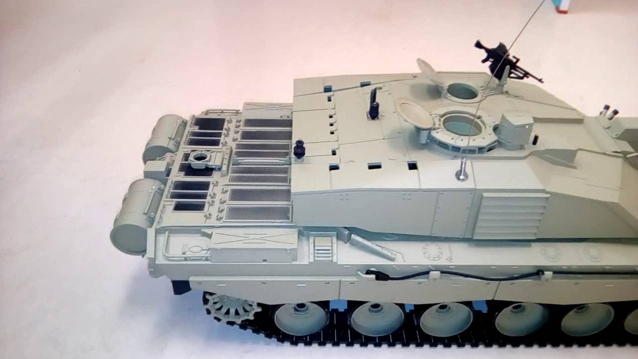Rc tank Challenger 2 Heng Long scale 1:16 - YouTube