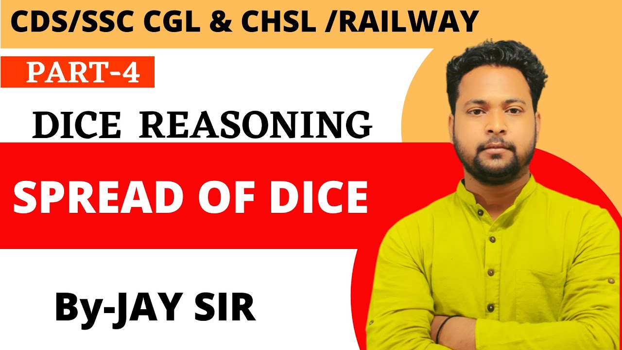 DICE (पासा) PART- 4 | SPREAD OF DICE (पासा का प्रसार) REASONING BY- JAY ...