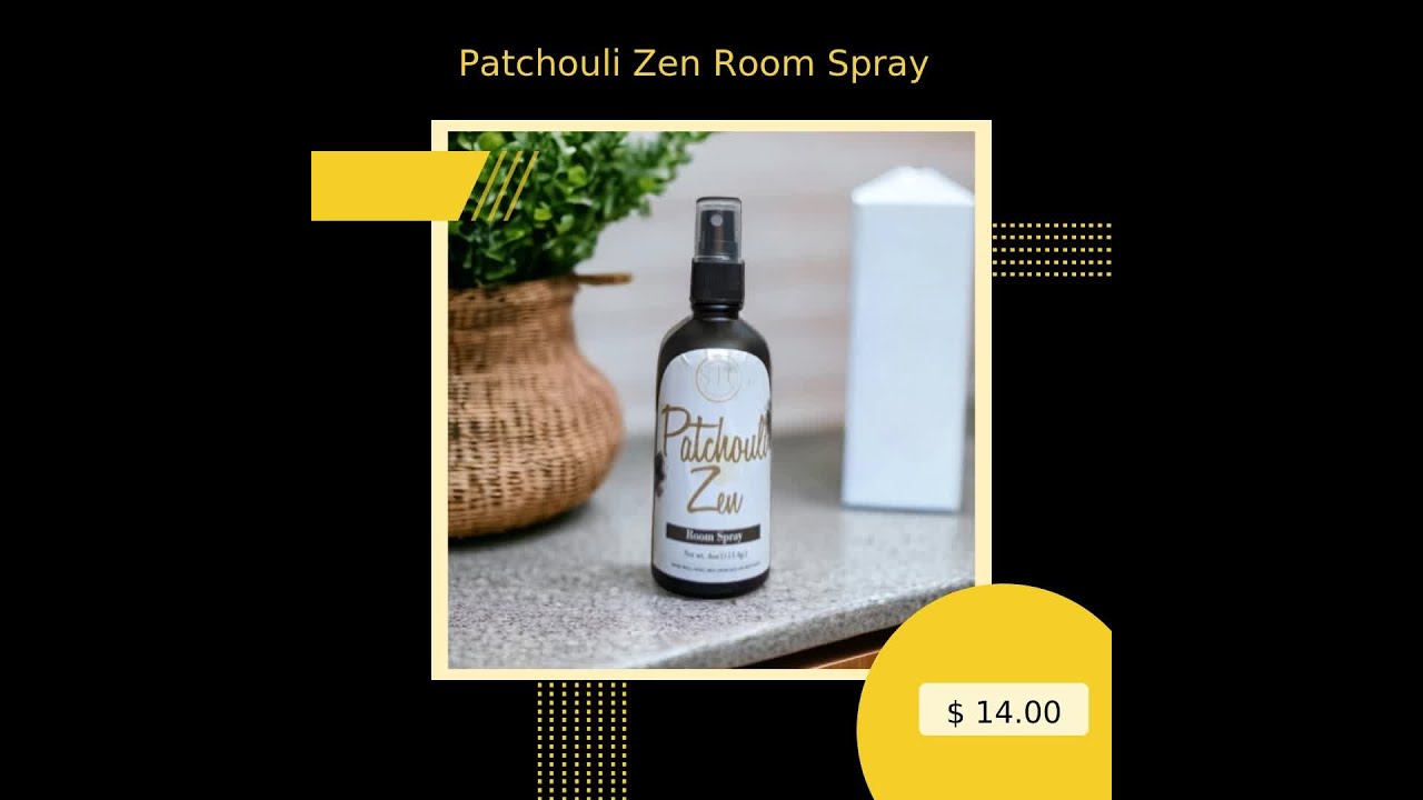 Patchouli Zen Room Spray - YouTube