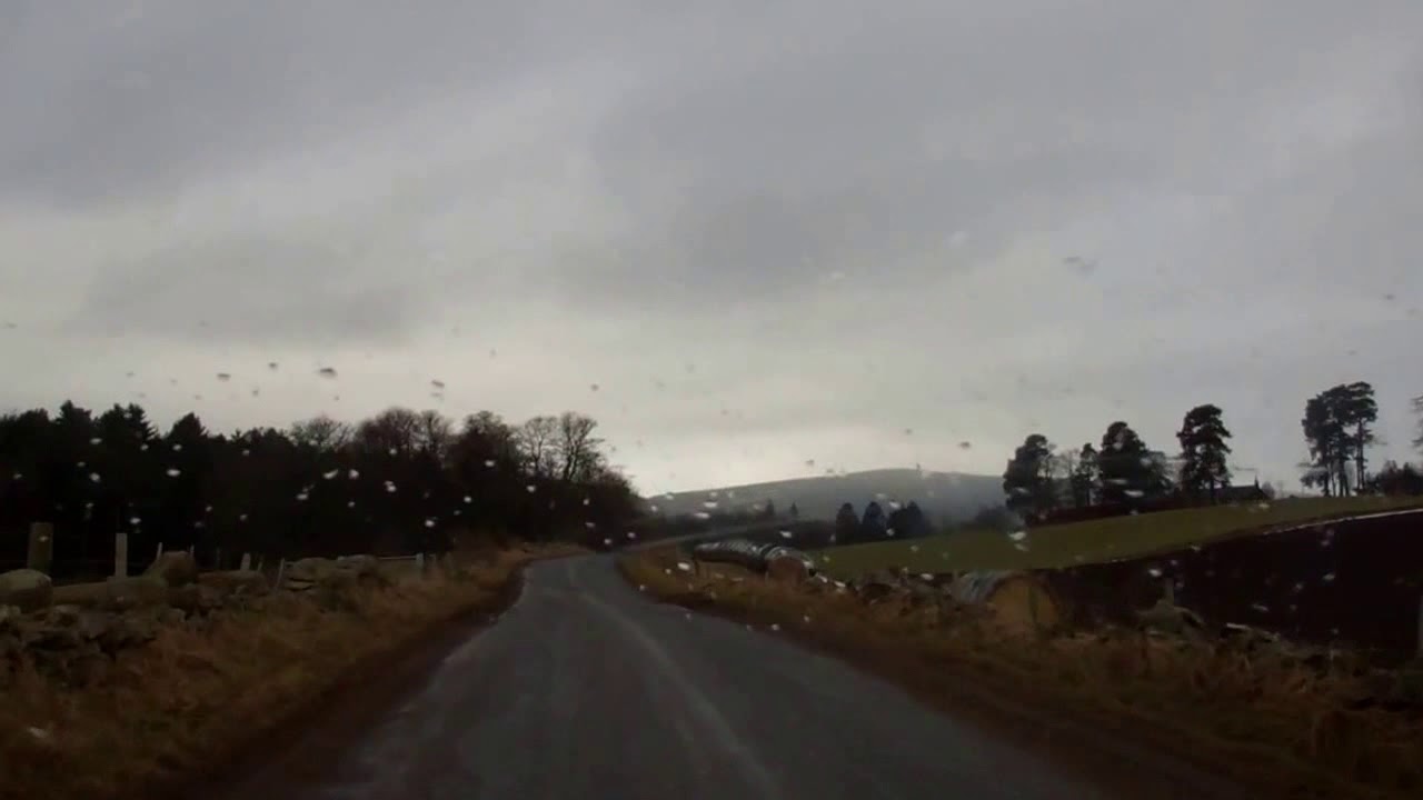 Spring Drive To Driveway Of The Parish Church In Cortachy Angus ...
