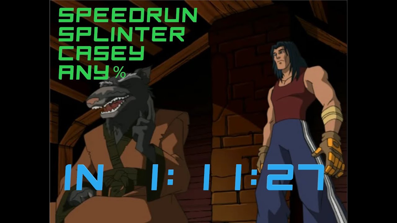 TMNT 2003 (PC). Speedrun Co-op Splinter and Casey [1:11:27] World Record - YouTube