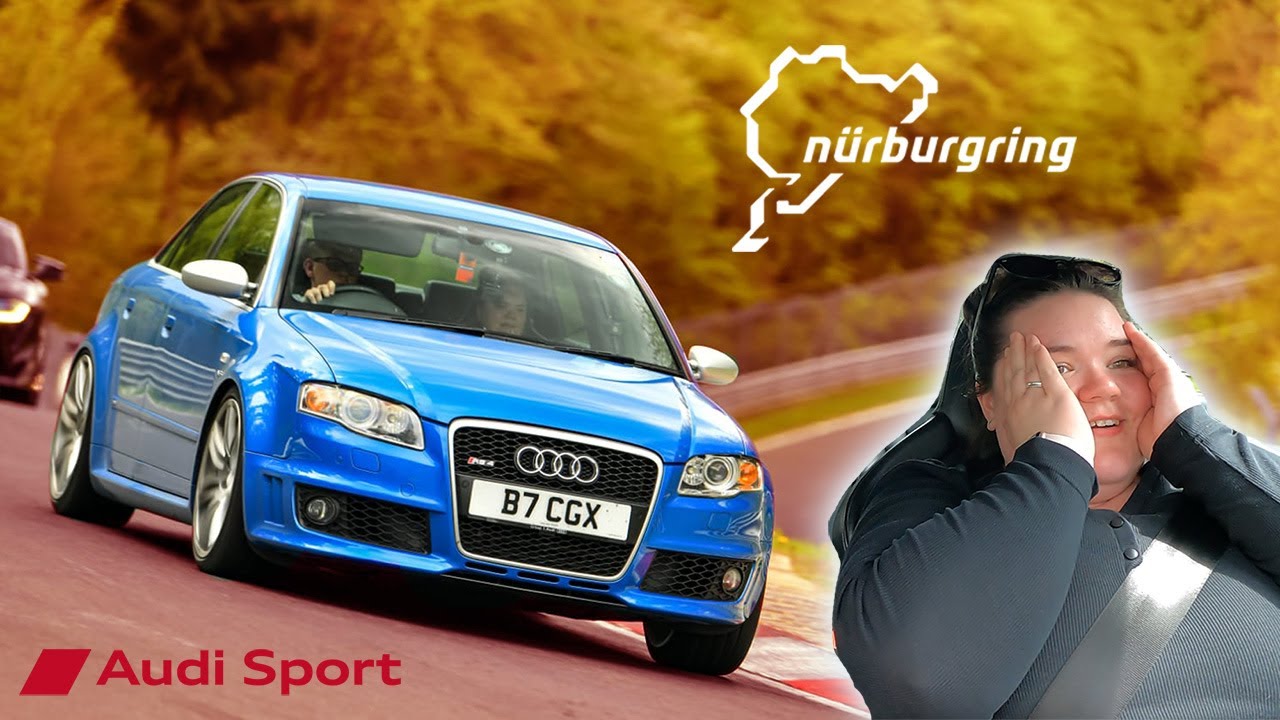 SCARY Nürburgring lap in an Audi B7 RS4! - YouTube