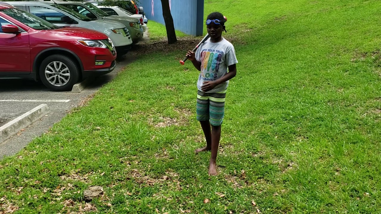 Baseball life: Swimming and swinging - YouTube