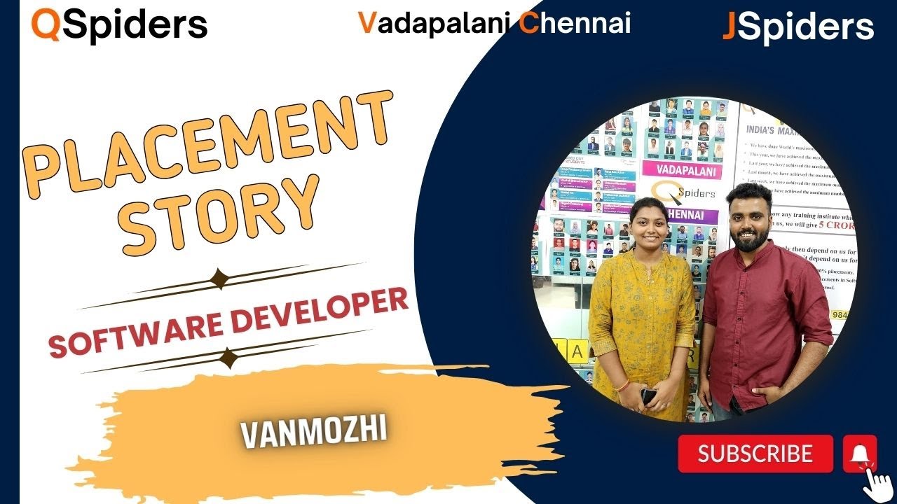 Success story of Ms.Vanmozhi M as a software Engineer Qspiders ...