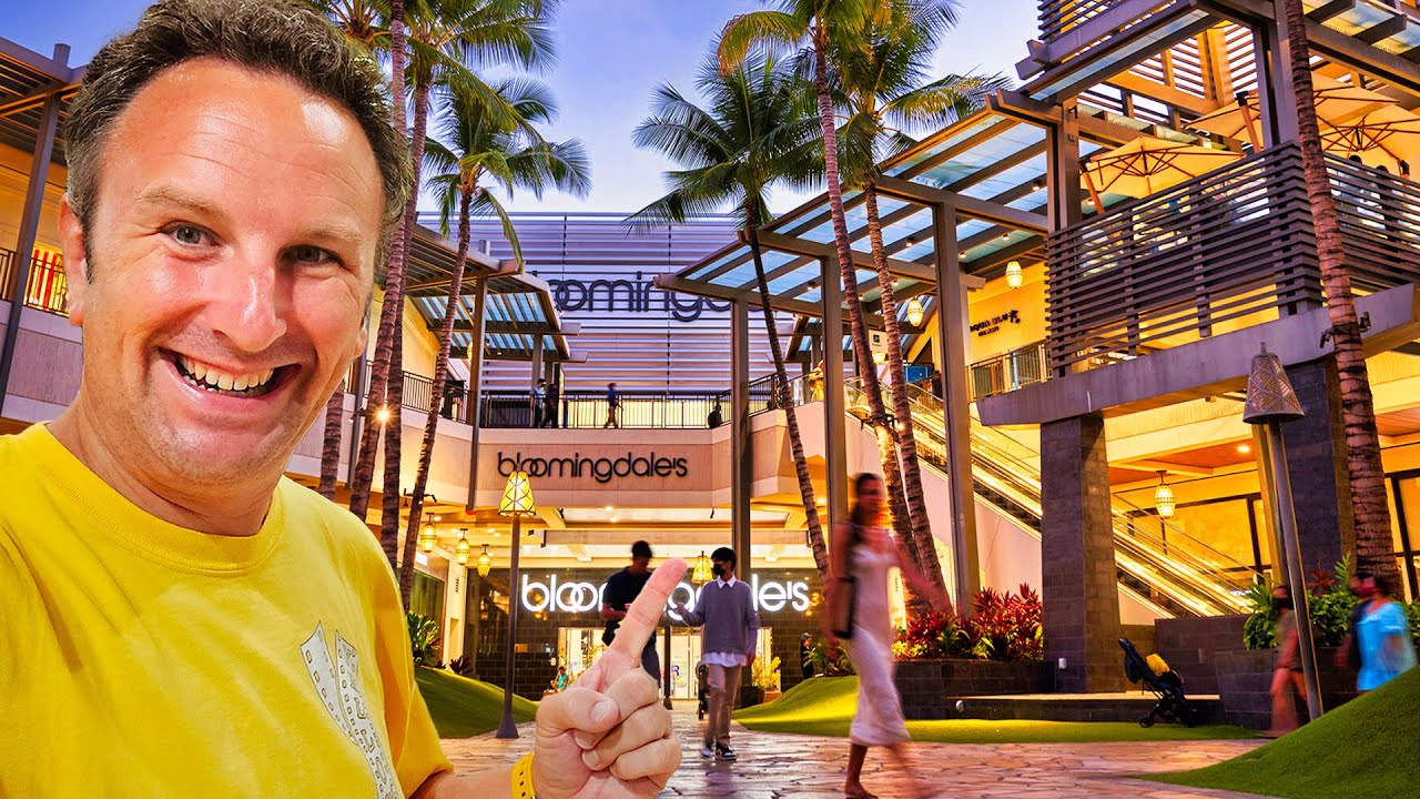 Inside HAWAII'S LARGEST SHOPPING MALL: Ala Moana Center - YouTube