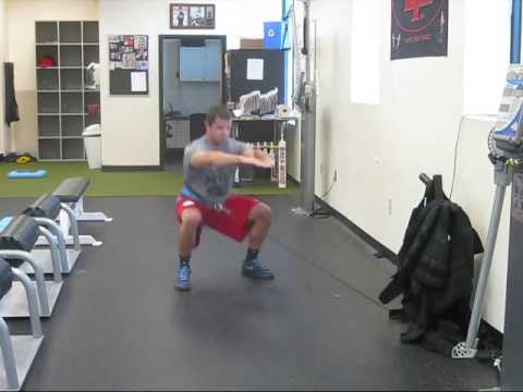 Hip Belt Squats With Cable - YouTube