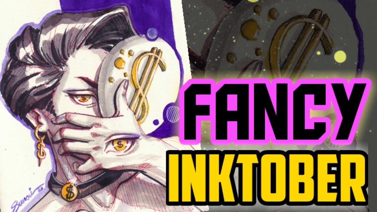 INKTOBER 2020, Dy_7: Fancy: speed art - YouTube