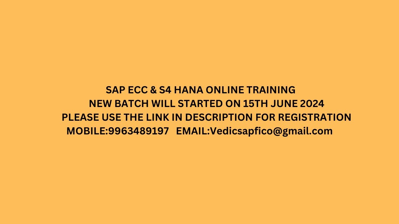SAP FICO QUICK DEMO - YouTube