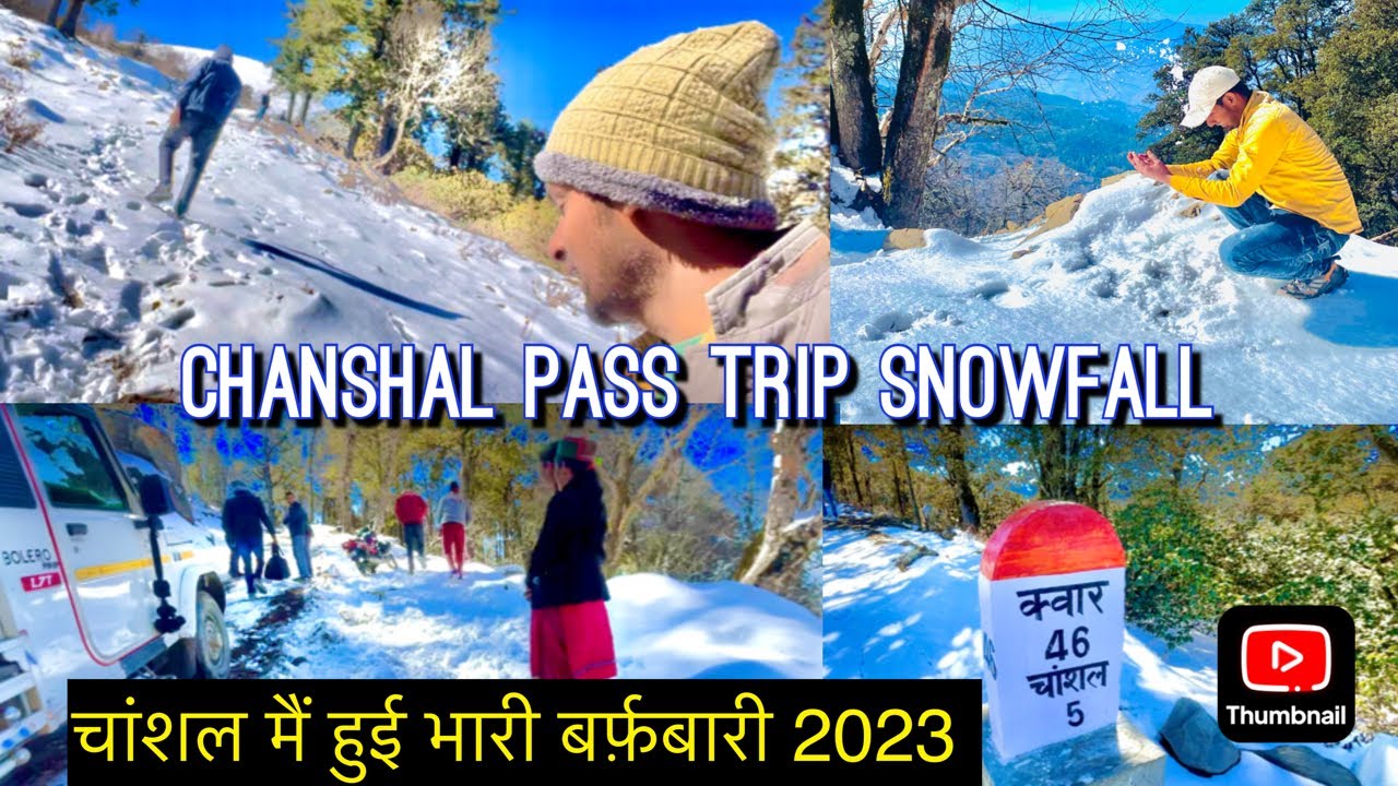 Chanshal Snowing 2023 | First Snowfall Chanshal Pass | Chanshal Pass ...