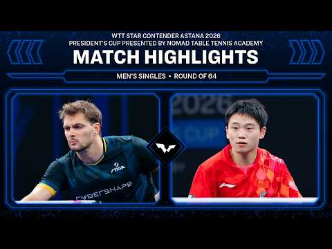 Lilian Bardet vs Li Tianyang | MS R64 | #WTTAstana 2026