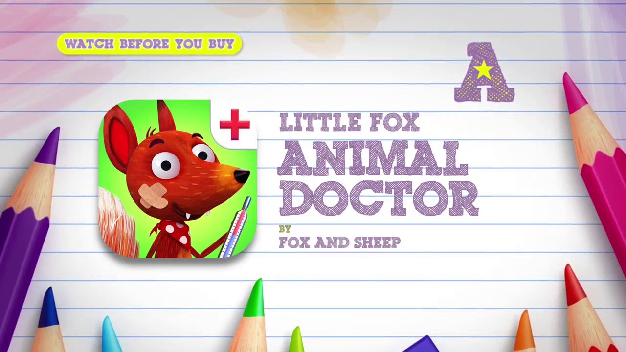 Little Fox Animal Doctor: Kids Activity App - YouTube - YouTube