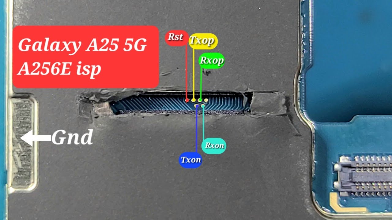 Samsung A25 5g/A256E Ufs isp Frp Unlock - YouTube