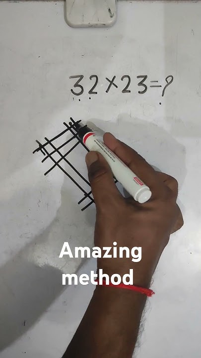 amazing method for multiplication #basicmath - YouTube