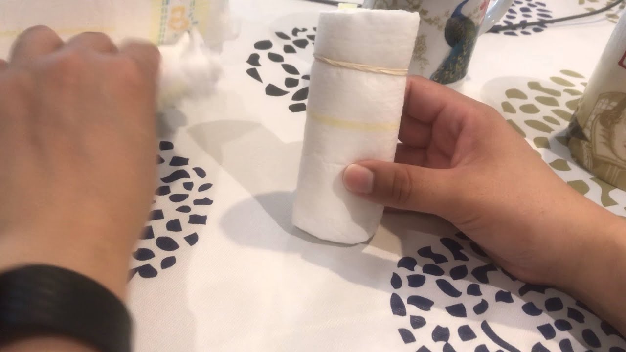 How to “roll” your diapers - YouTube