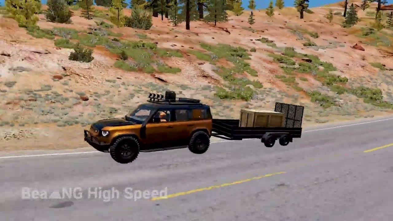 Epic Cars vs Giant Ramp – High Speed Jump Challenge #83 – BeamNG.drive ...