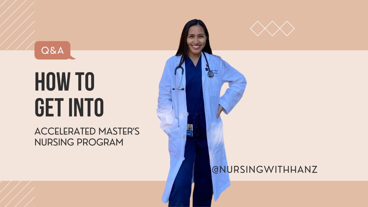 How to Get into an Accelerated Nursing Program - YouTube