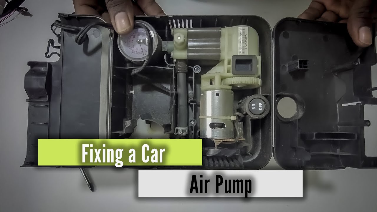 Diagnosing and fixing a car air pump - YouTube