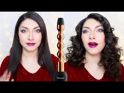 #Sexy Tight Kinky #Curls 🔥 #RushBrush 5 in 1 Curler - Bead Barrel 25mm : Demo & SHOCKING Results