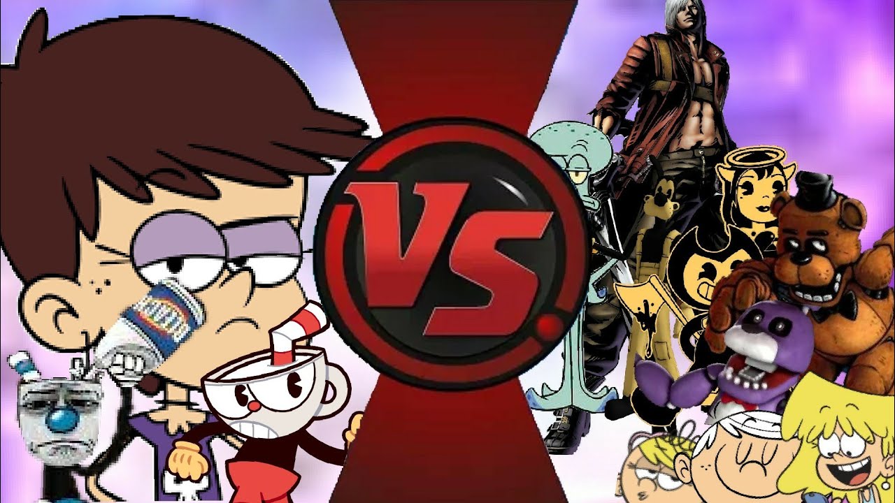 Cuphead and Luna Vs THE WORLD (Cuphead and Luna Vs BATIM,FNAF World ...