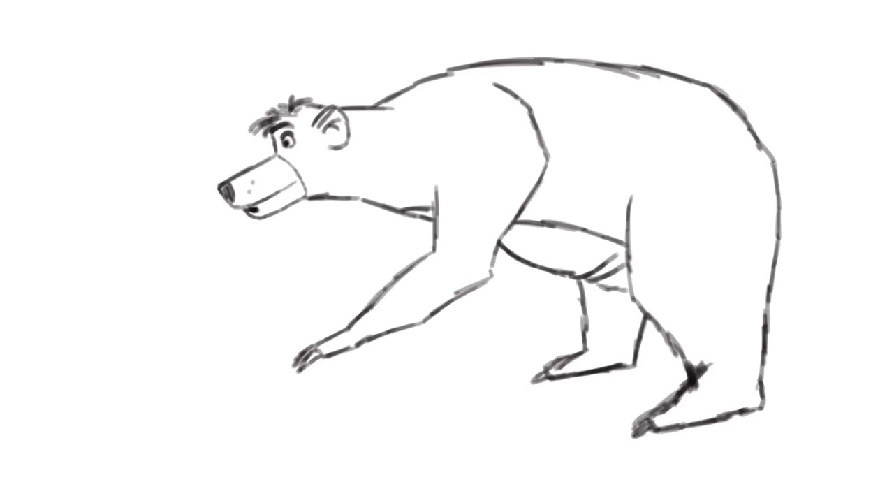 Learning to draw 2: The Jungle Book - YouTube