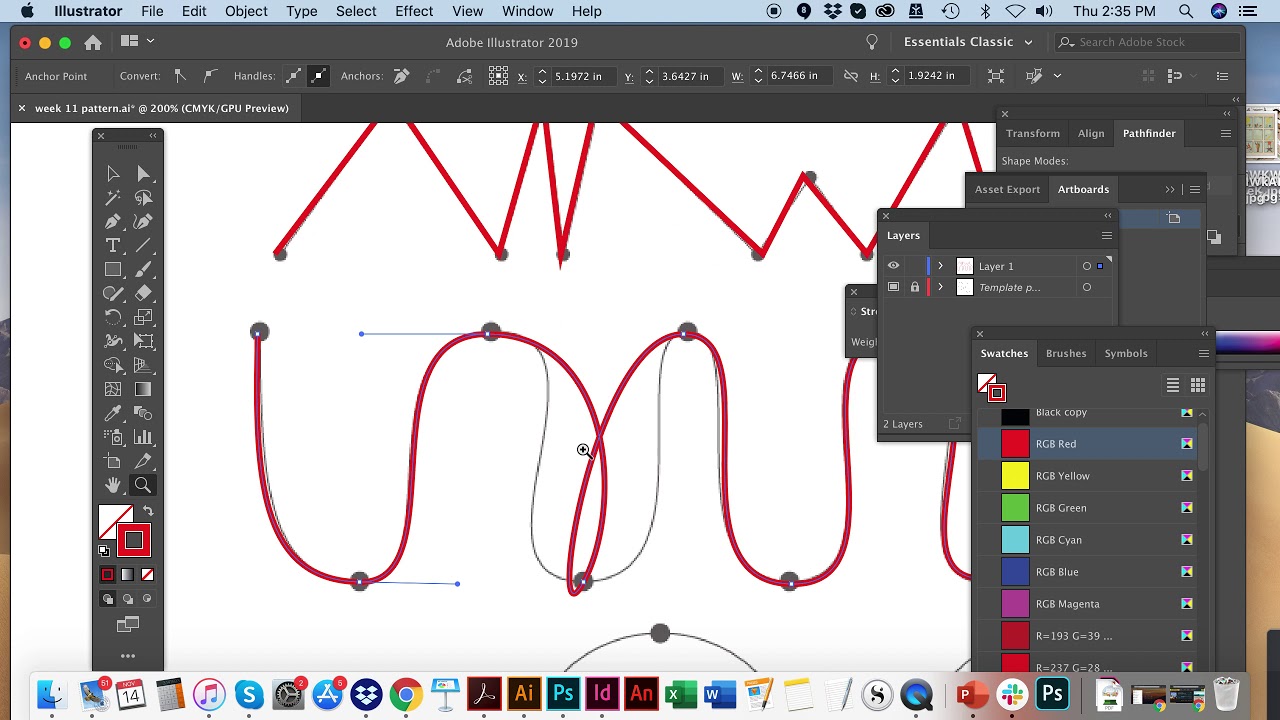 Week 11 4 the pen tool and curves - YouTube