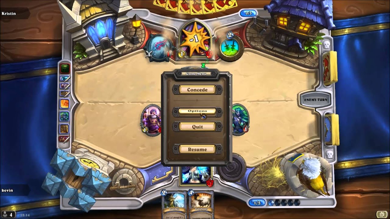 eternal knights: hearthstone: the first video ! - YouTube