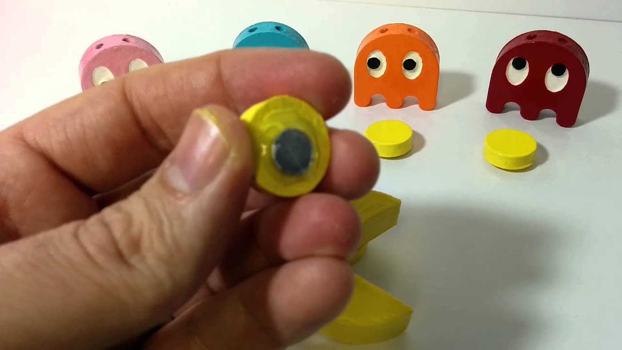 Pac-Man Power Pill and Fridge Magnets - YouTube
