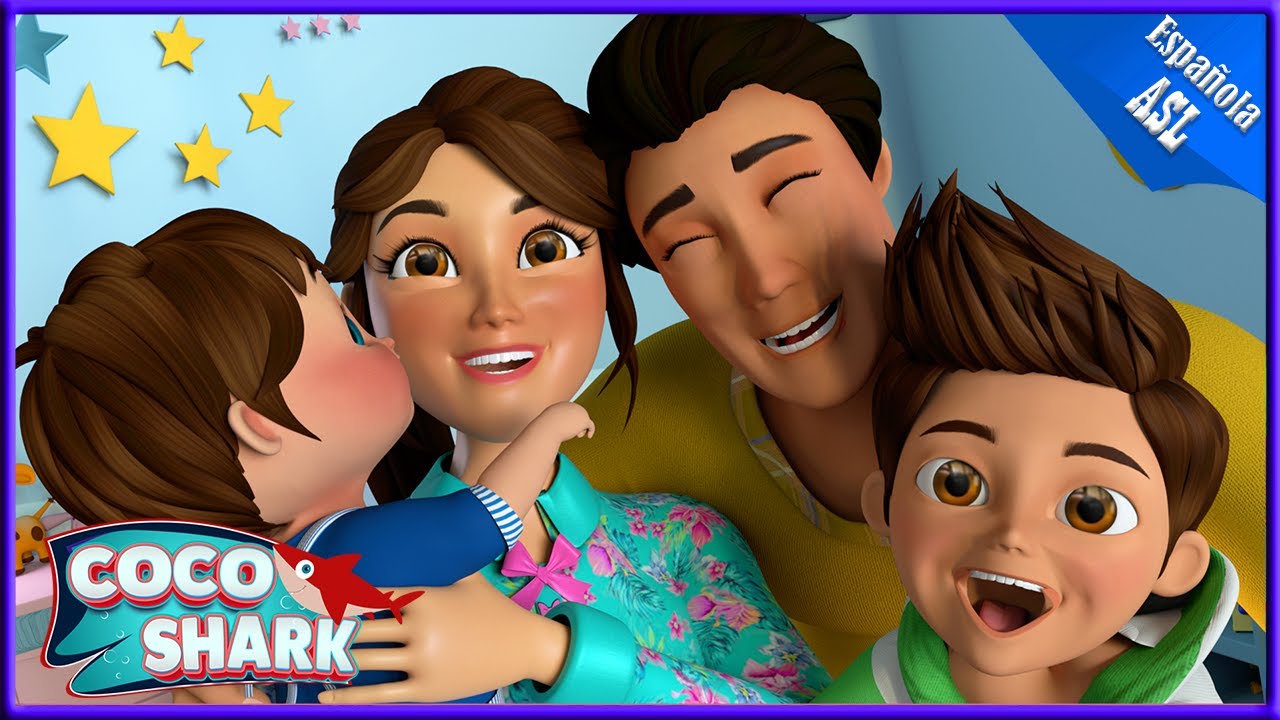 Ir a dormir | Canciones infantiles y rimas infantiles de Coco Shark ...