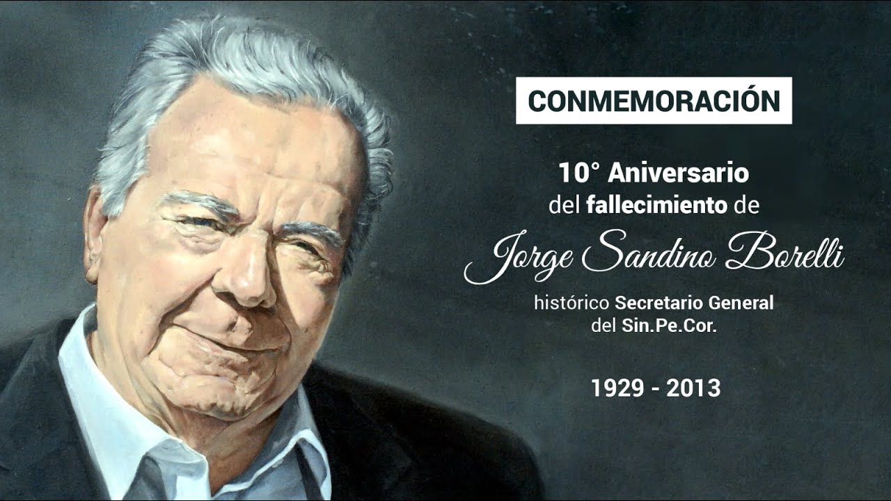 10º Aniversario del fallecimiento de Jorge Sandino Borelli - YouTube