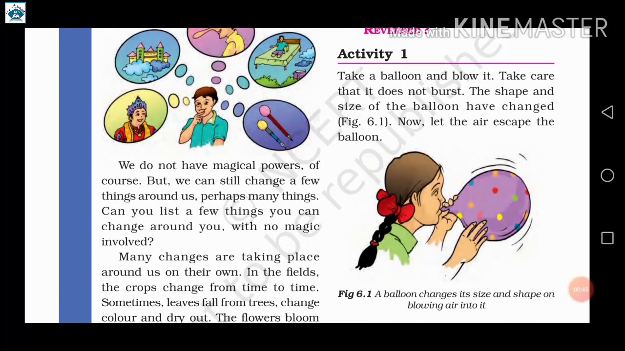 Std 6th Science Ch-6 Changes Around Us Part-1 - YouTube