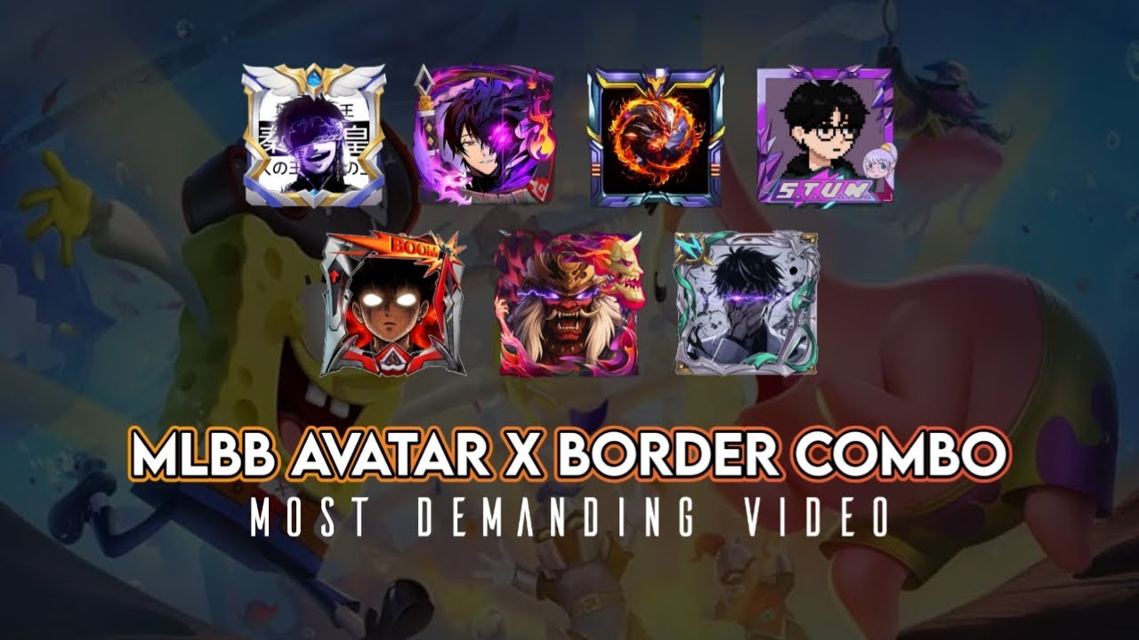 PART 10 | MLBB BOY AVATAR X BORDER COMBO | AxeXyn #MLBBMYHERO, # ...