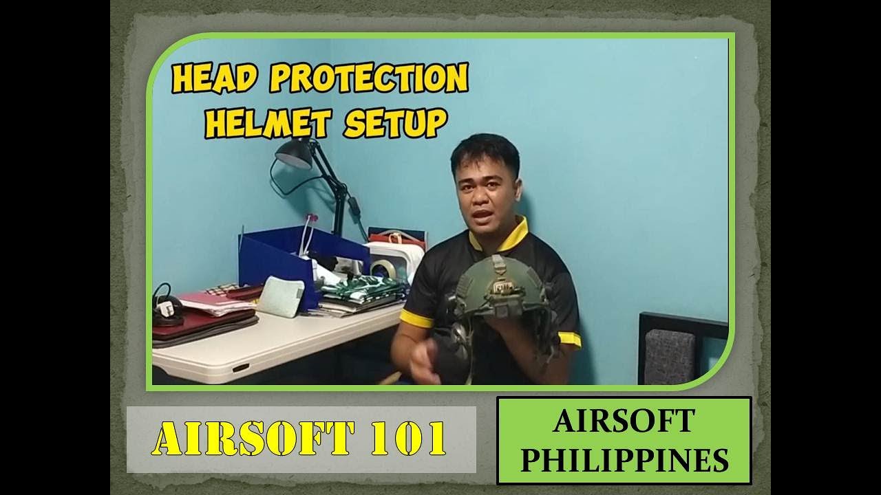 Airsoft Helmet Setup #airsoft #airsoftnation #airsoftphilippines - YouTube