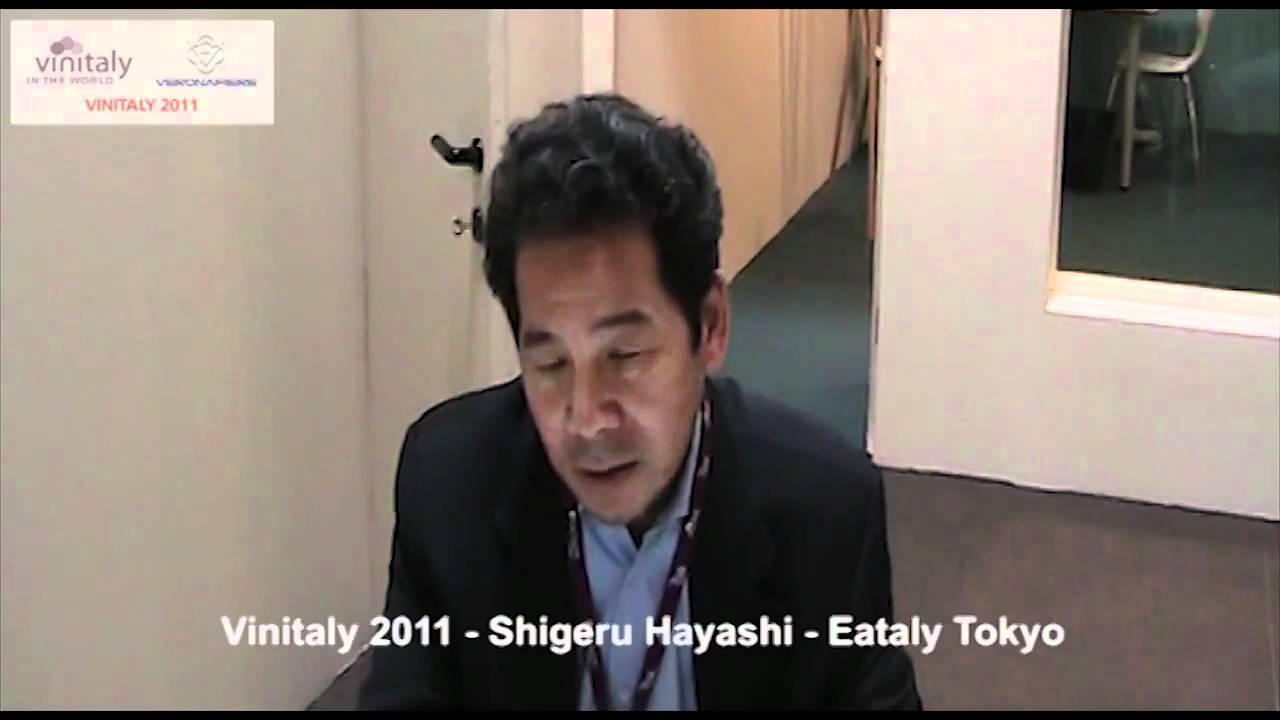Vinitaly 2011 - Interview to Shigeru Hayashi - Managing Director Eataly Tokyo - YouTube