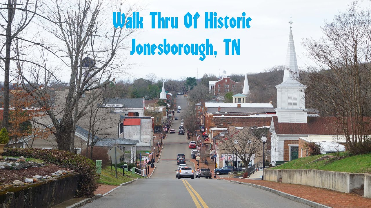 Historic Jonesborough, TN - Walk Thru of Tennessee's Oldest Town - YouTube