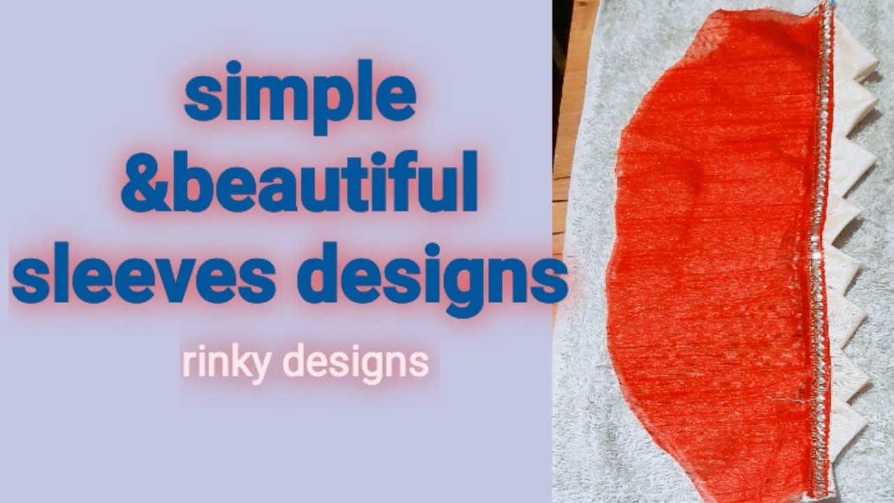 simple&beautiful sleeve design for beginners// sleeve design cutting ...