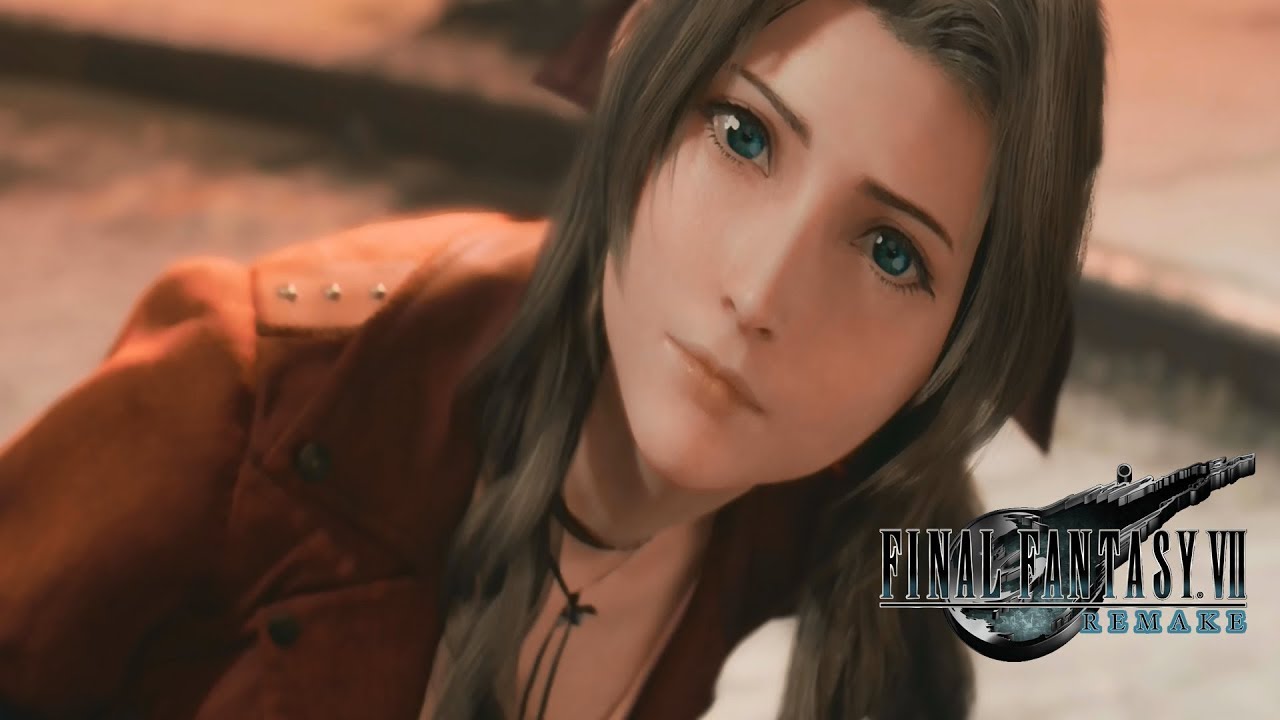 (FF7R) Final Fantasy VII Remake I Aeris / Aerith Character Intro ...