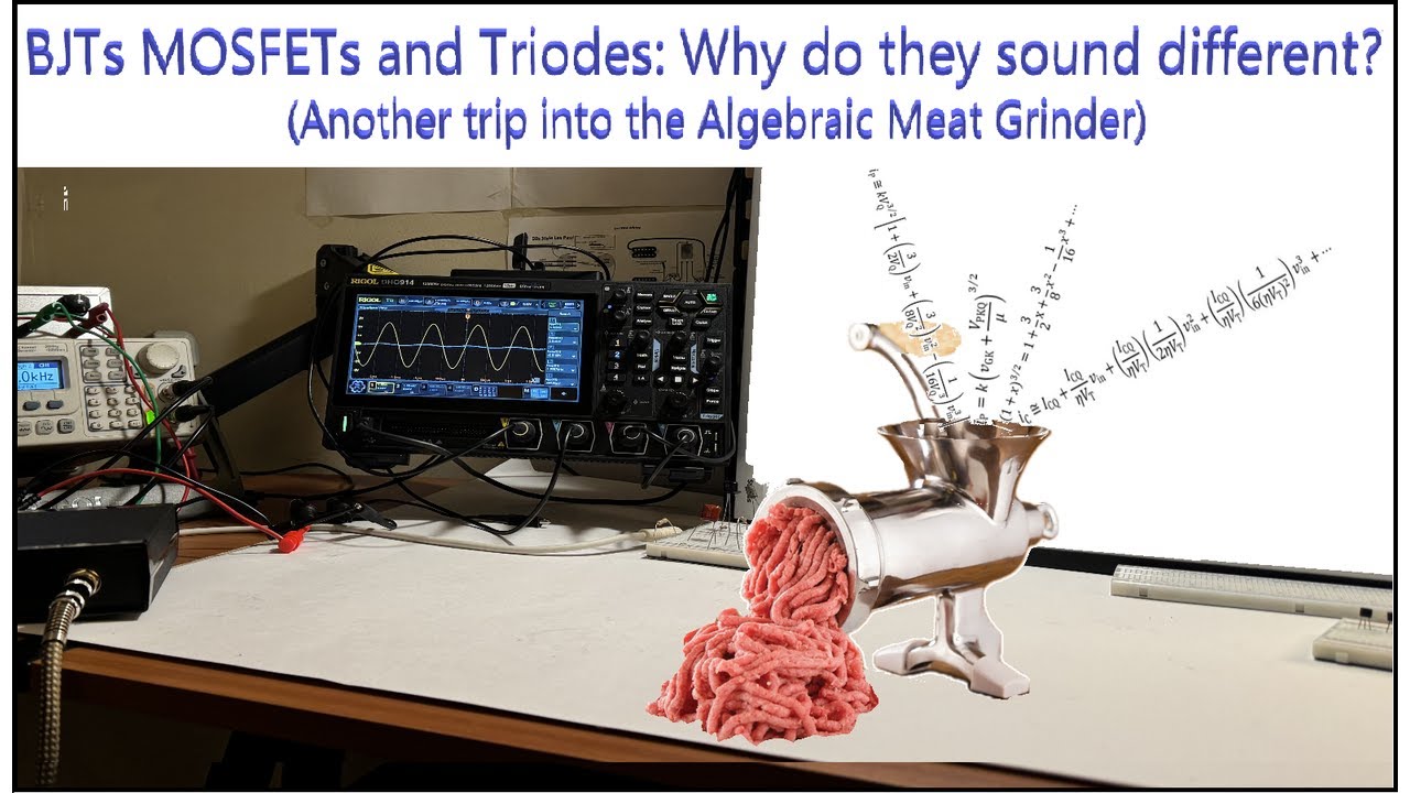 Topic 83: BJT, MOSFET, Triode Distortion Comparison/Analysis - YouTube