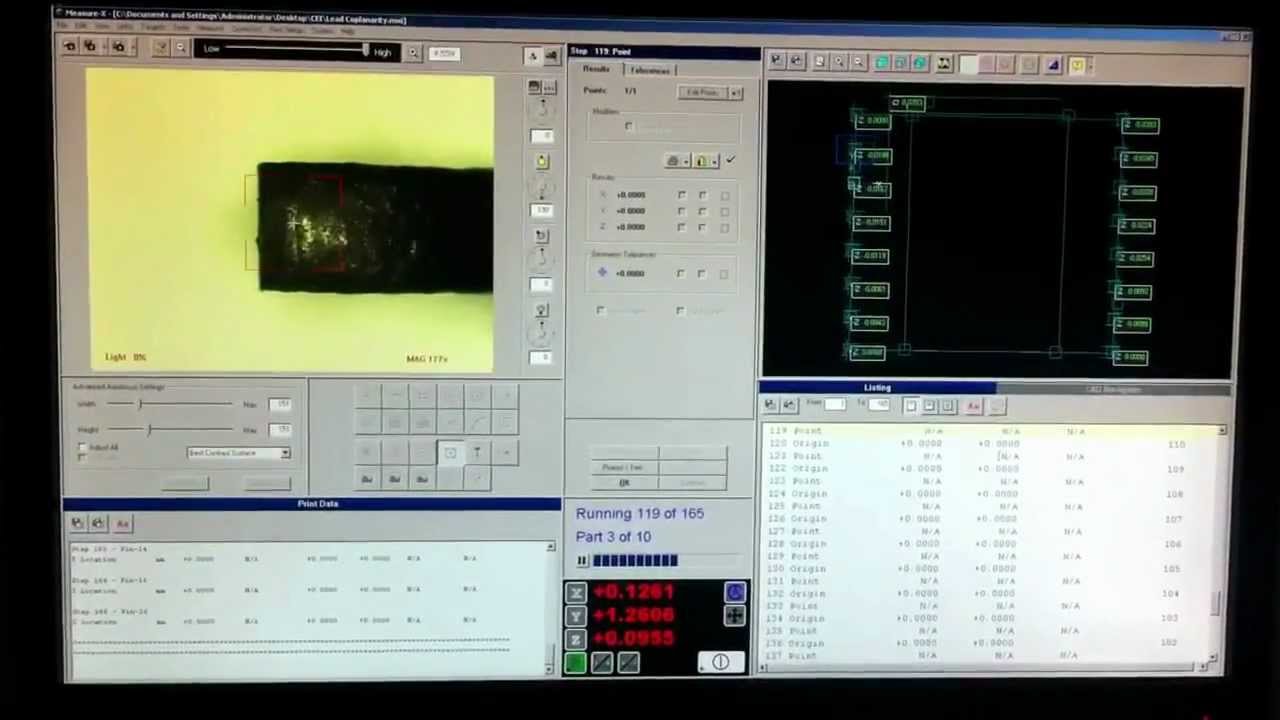 QVI "SprintMVP" from Ram Optical Sprint Measure IC Lead Coplanarity ...