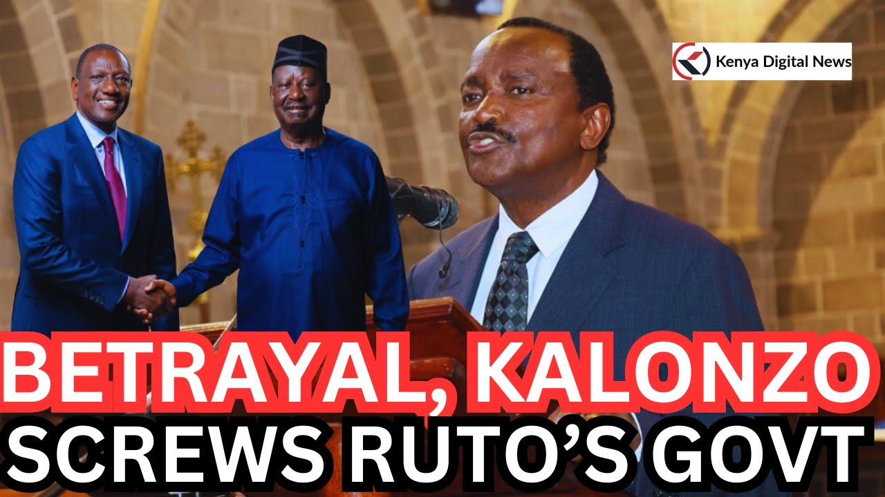 Kalonzo Pokes Holes in Ruto-Raila Deal as he Exposes Betrayal in Kenyan ...